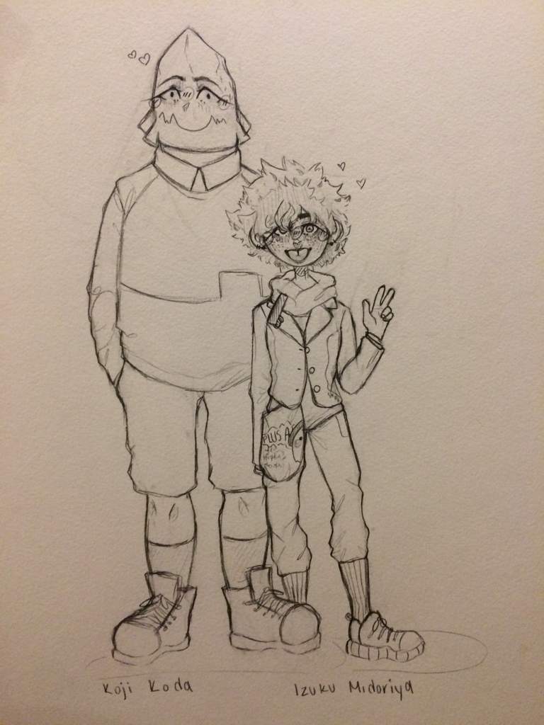 Koji Koda And Izuku Midoriya My Hero Academia Amino