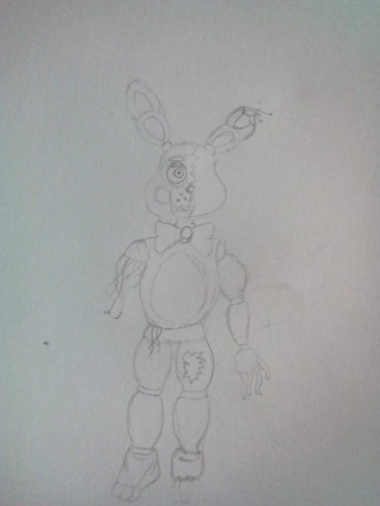 Мой первый рисунок Фнаф😅Рукожопно Олд Той Бонни Fnaf Amino [rus] Amino