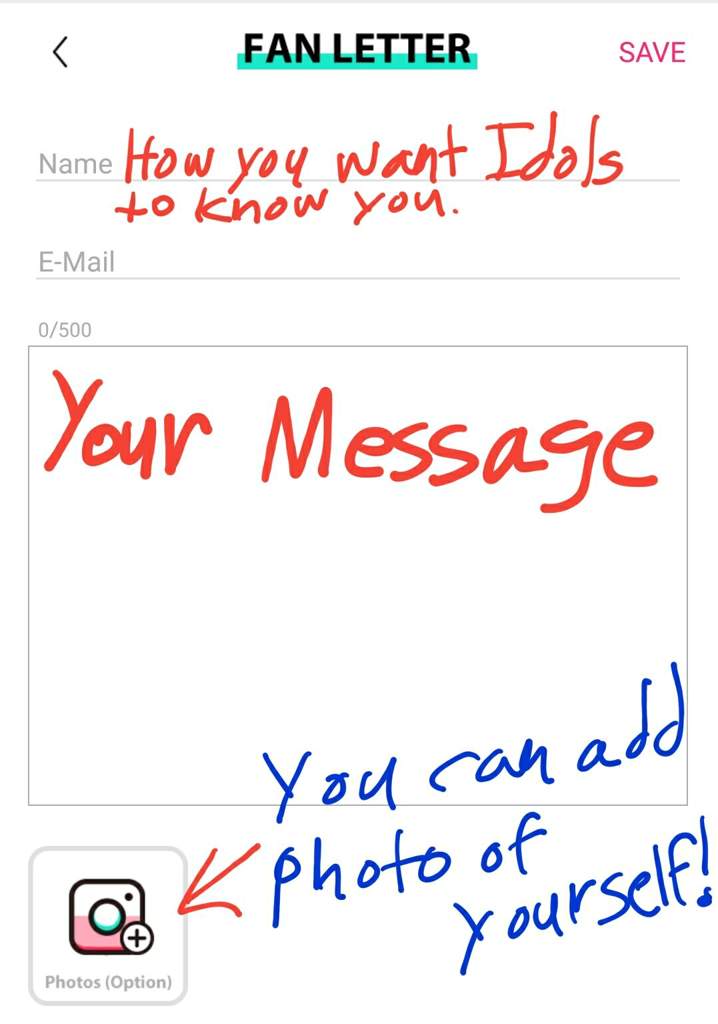Letter To Kpop Idol K Pop Galery