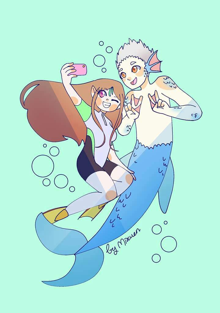 Mini Lesson - Drawing Merfolk 🌊 | ArtAcademy Amino