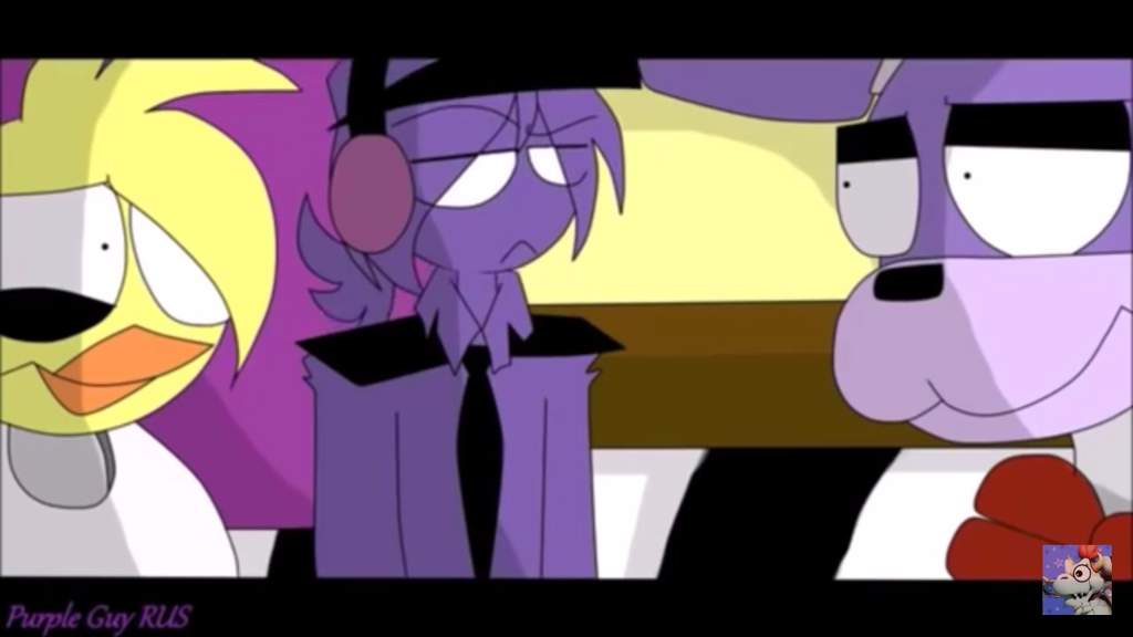 Fnaf Purple Guy Chica E Bonnie Créditos A O Criador Da Imagem Five