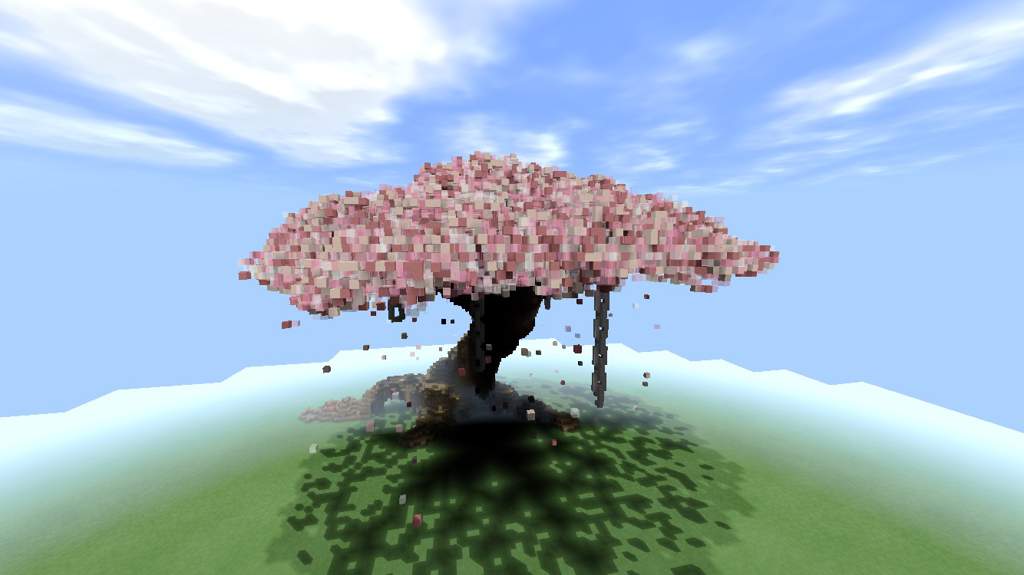  GIANT Sakura Tree Build Minecraft Amino