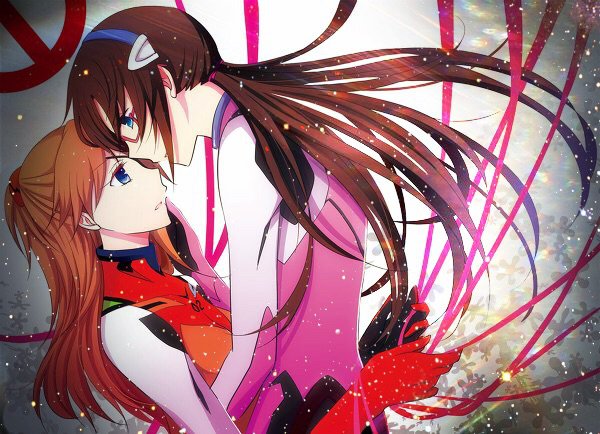 Mari Makinami X Asuka Langley Shikinami From The Evangelion Franchise Yuri Mangaandanime Amino