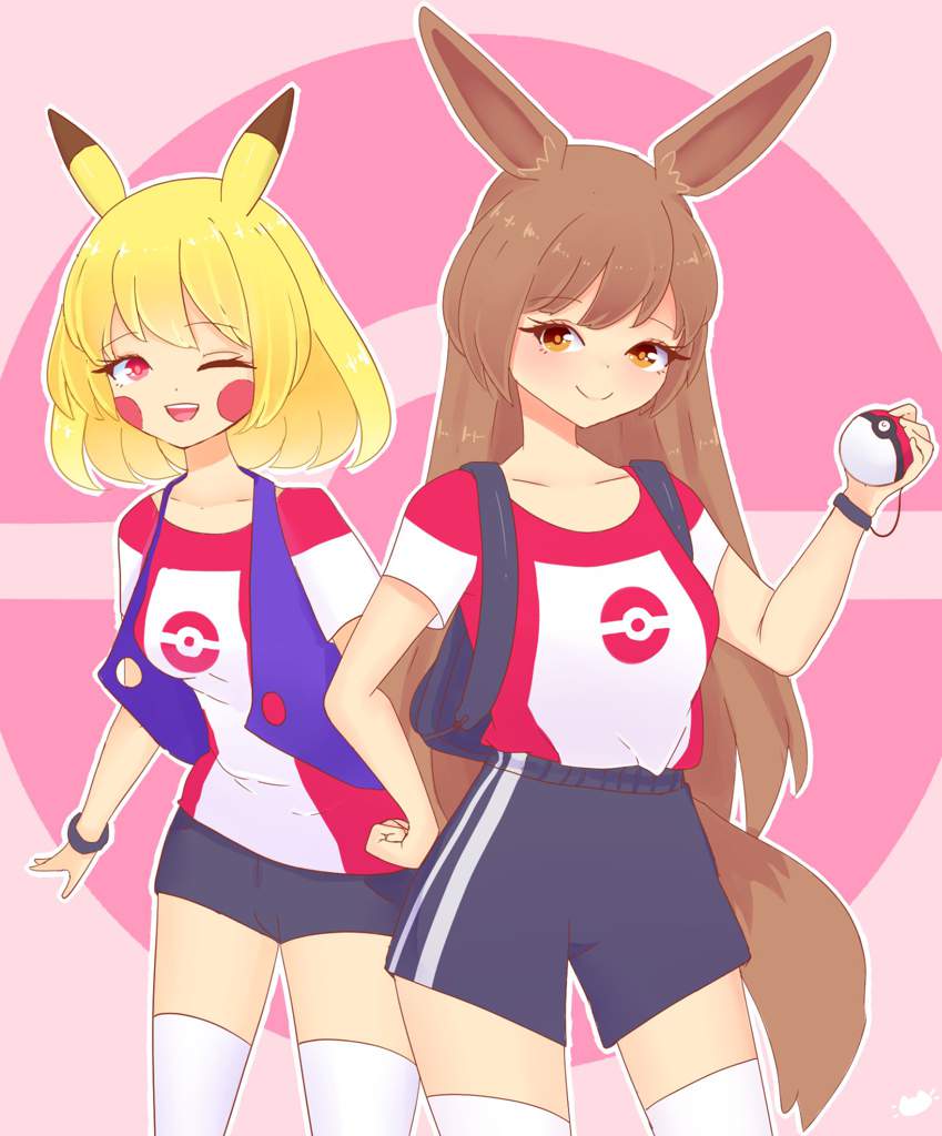 Lets Go Pikachu And Eevee Fanart Anime Art Amino