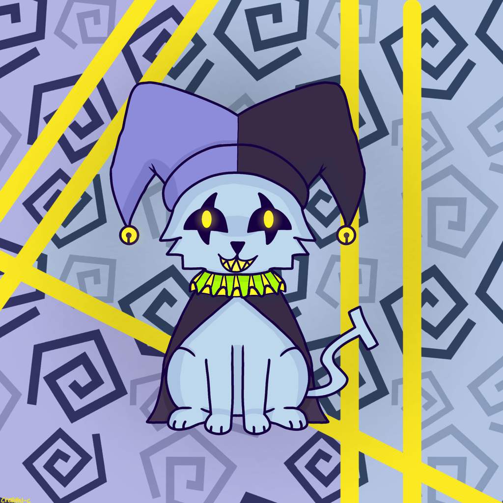 Cute Cat Jevil 3 Deltarune Amino