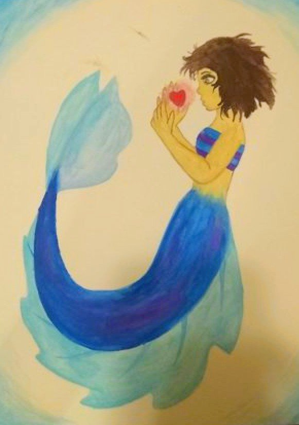 Mermaid Frisk Undertale Aus Amino