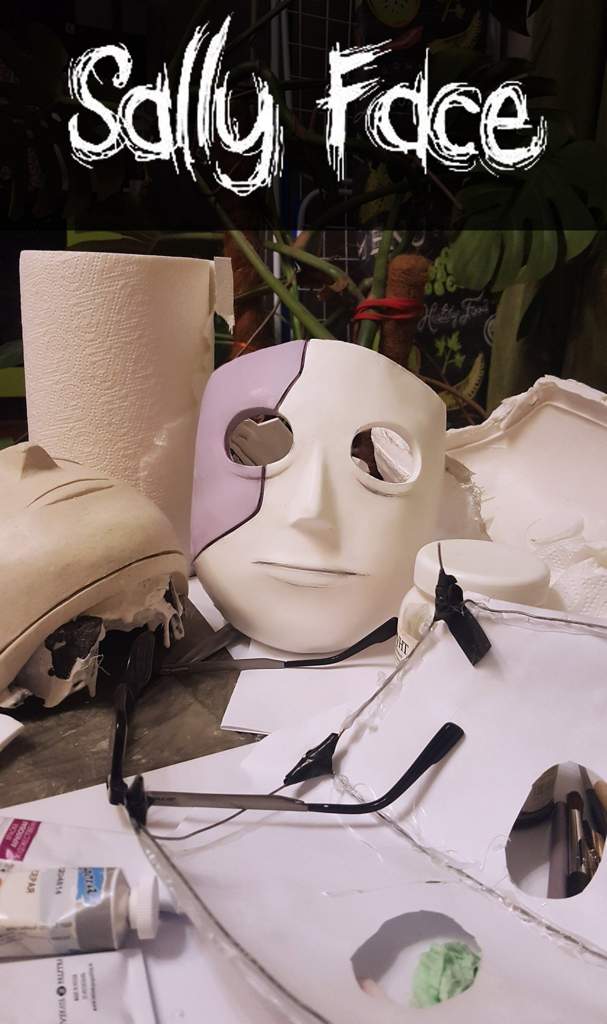 Sally Face "prosthetic" Mask I made | Салли Фейс|Sally Face {RUS} Amino