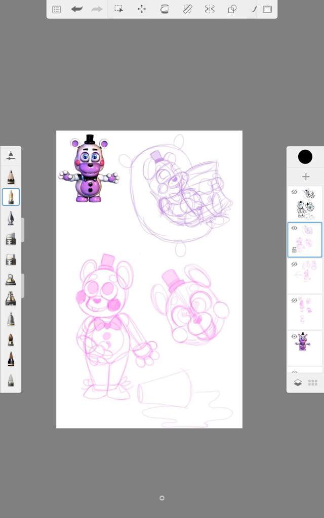 Helpy Fan Art Sheet Five Nights At Freddys Amino