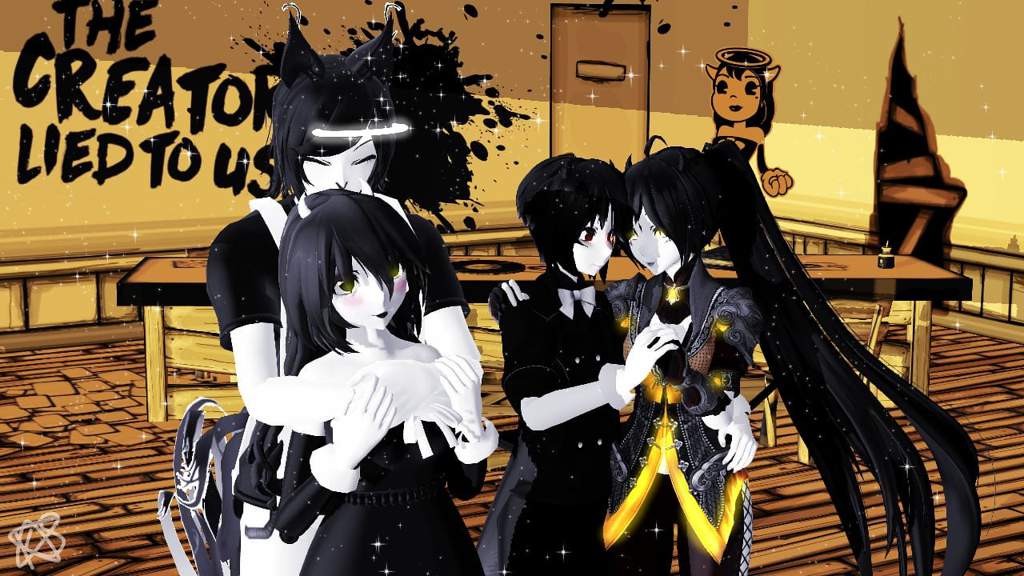 Bendy X Becky And Alice X Boris Bendy And The Ink Machine Amino