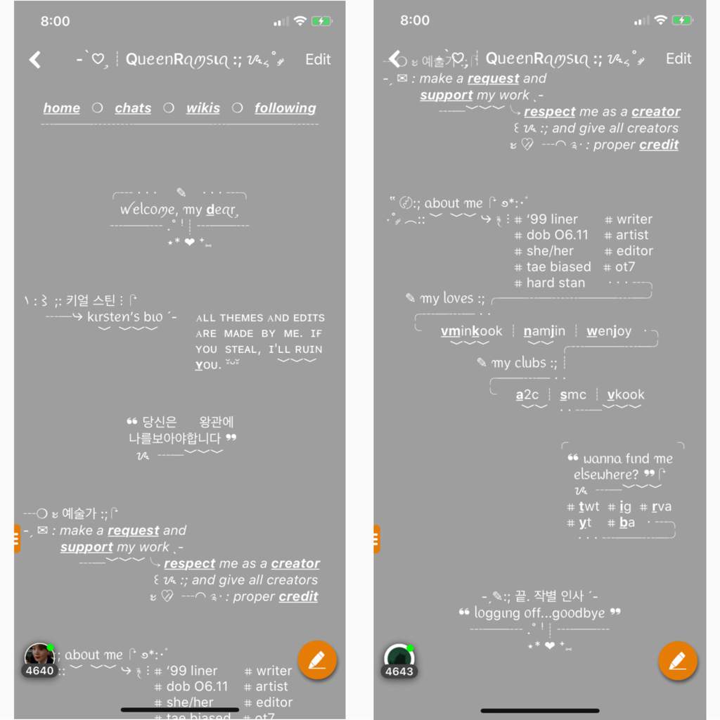 Aesthetic Bio Template Amino Copy And Paste Blog iambilingual edu vn