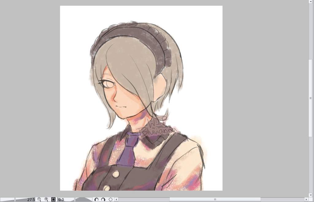 Kirumi Tojo Digital Fanart Anime Amino