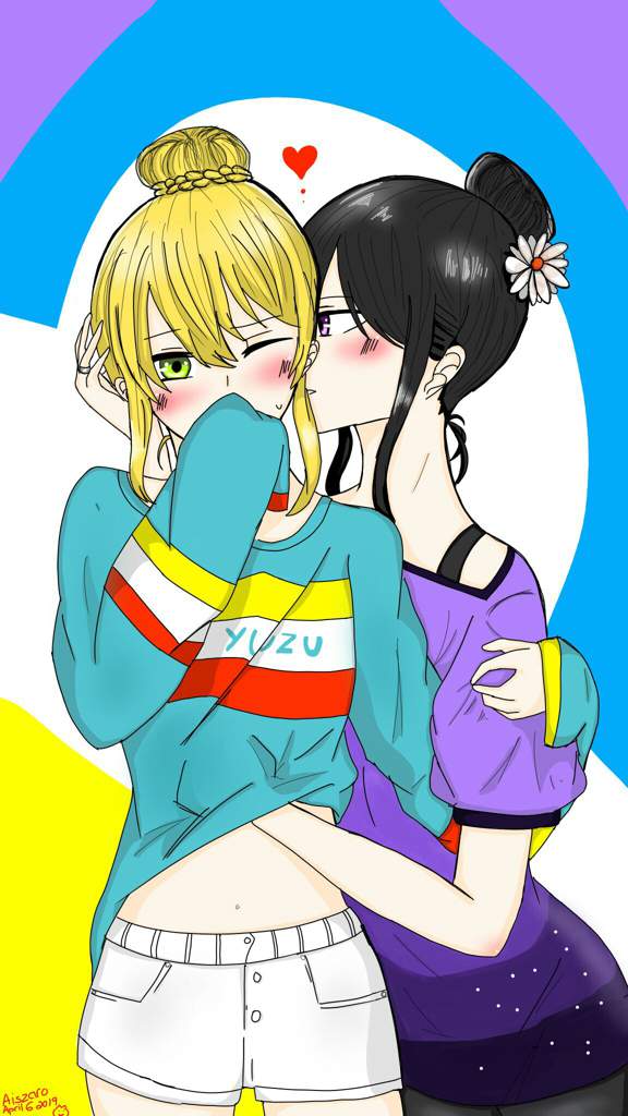 Yuzu X Mei Fanart 💜 Yuri Amino Amino