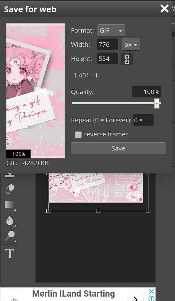 How To Add A Gif Using Photopea Anime Amino