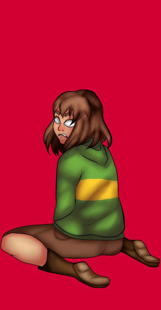 ゚ ¡no Te Acerques A Mi ・゚ ﹞ ╹ ╹ Chara Fan Art Undertale Español Amino