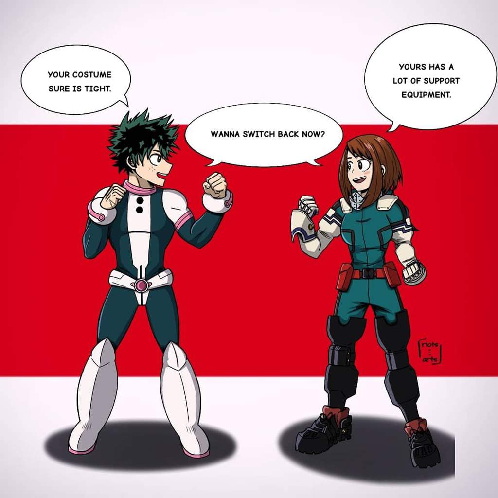 Izuocha Swapping Time My Hero Academia Amino