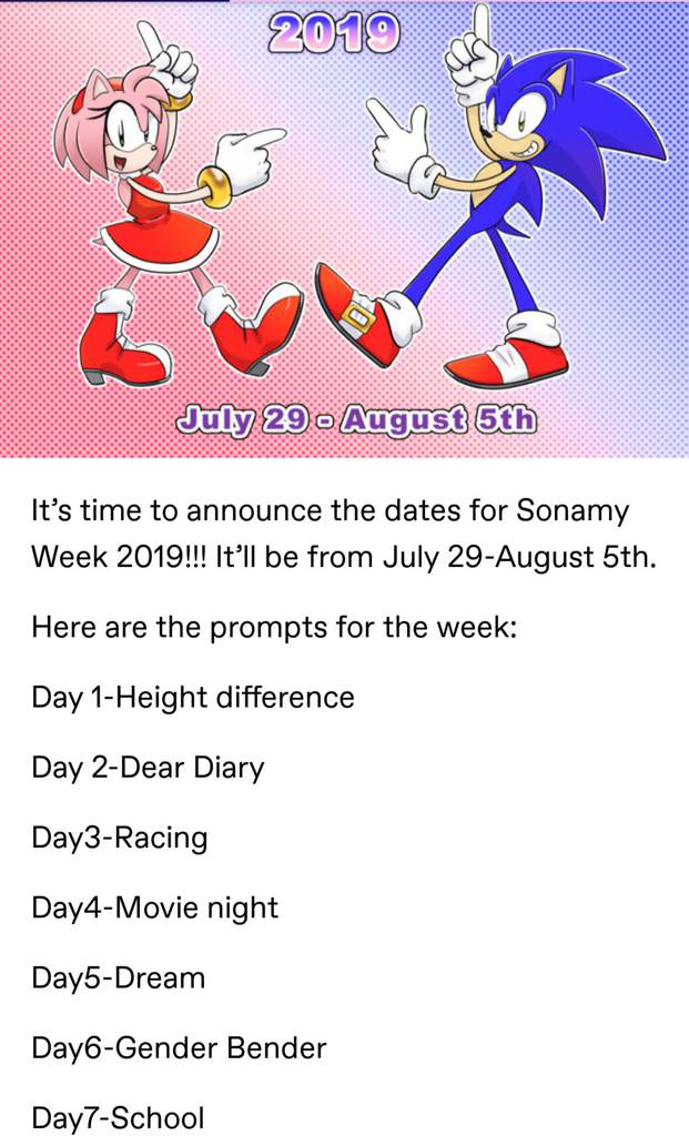 Sonamy Week Day Six Gender Bender Sonic The Hedgehog Amino