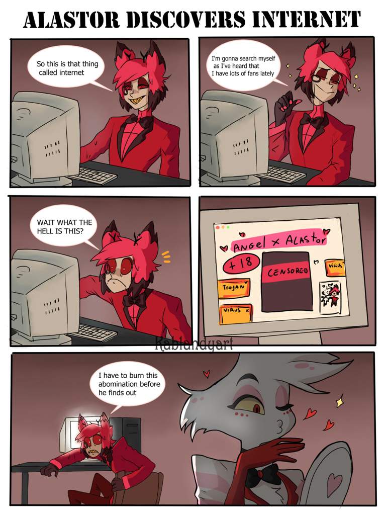 Drunk Alastor Hazbin Hotel Comic Dub Vidoemo Emotiona