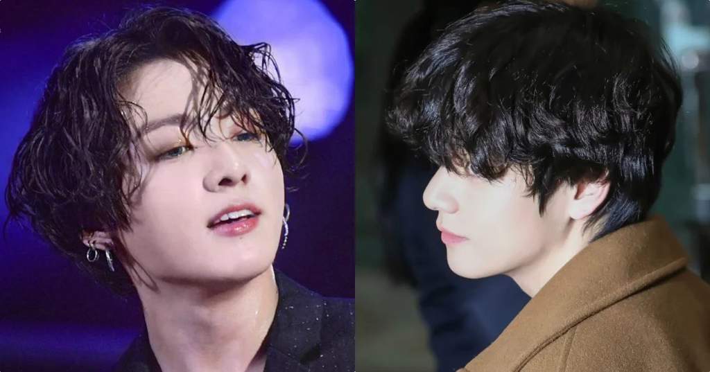 7 Times Bts Members Rocked Their Absolute Best Curly Cute Hairstyles Park Jimin Amino
