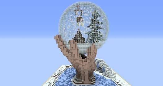 Mcadvent Day 8 Snow Globe Challenge Minecraft Amino