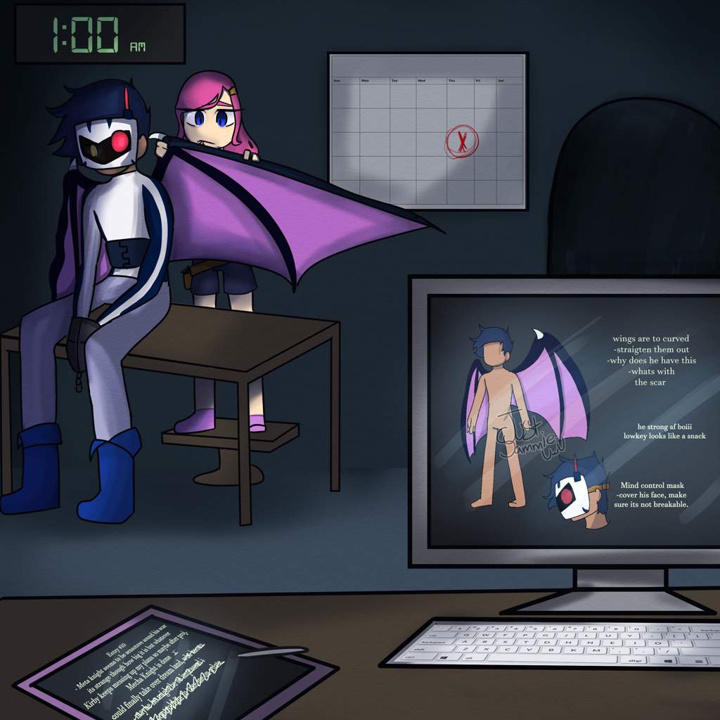 Meta Knight And Susie ‘art Dump Kirby Amino