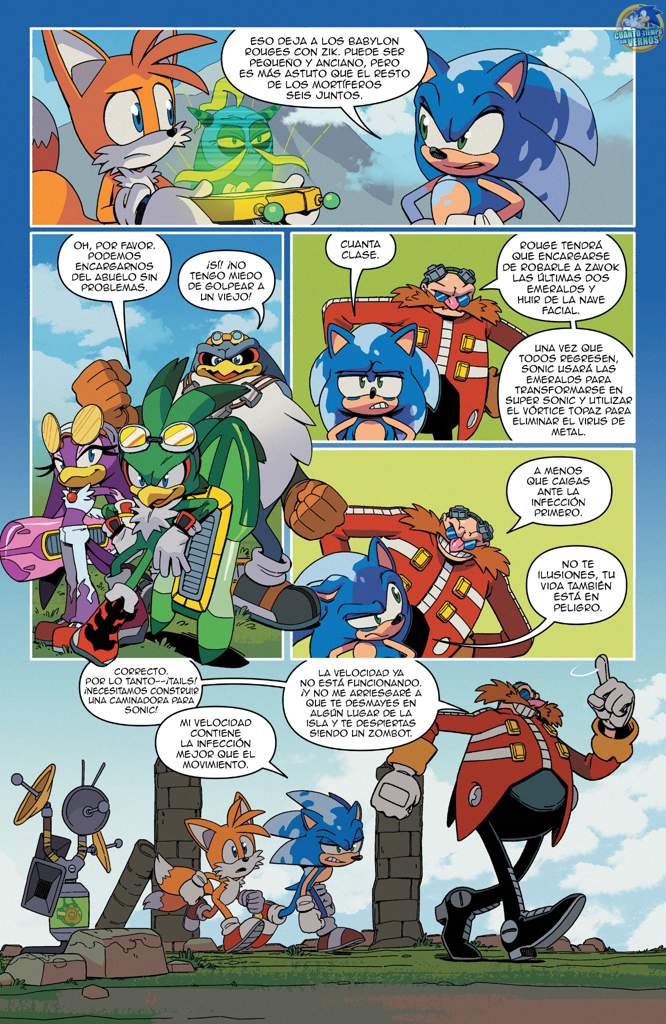 Sonic The Hedgehog 26 Comic Idw Traduccion Español Sonic The