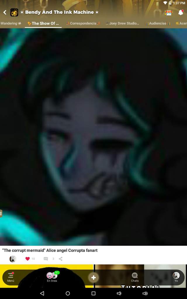 The Corrupt Mermaid Alice Angel Corrupta Fanart Bendy And The Ink Machine Amino