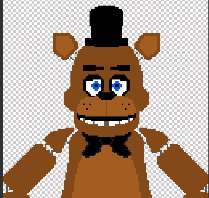 Freddy Fazbear Pixel Art Fnaf Amino Español Amino