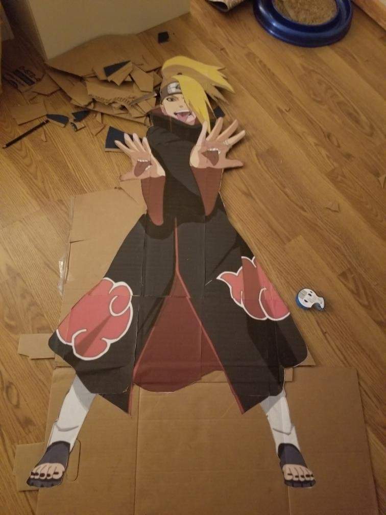 DIY How To Make A Cardboard Cutout I ve Hit A New Low Naruto Amino
