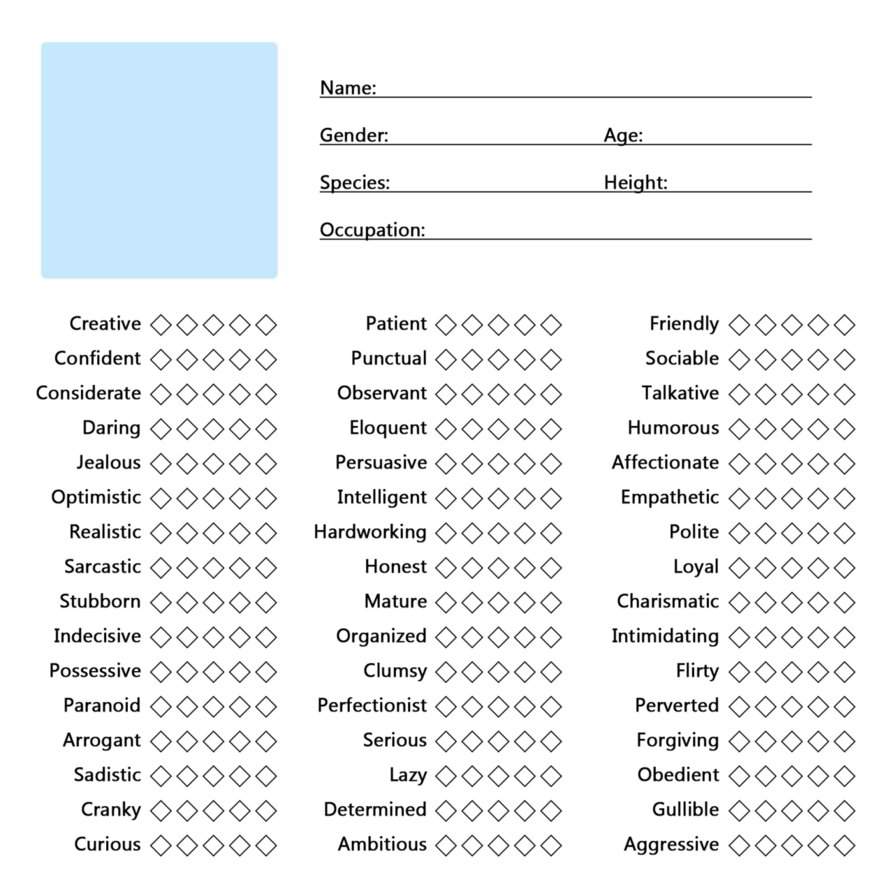 Amino Oc Template