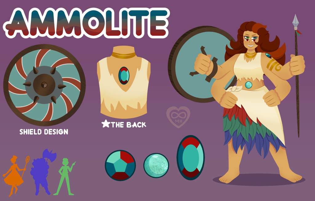 Ammolite Steven Universe Amino