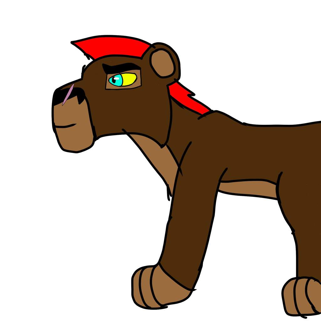A Lion Oc That I Created At School The Lion Guard Amino