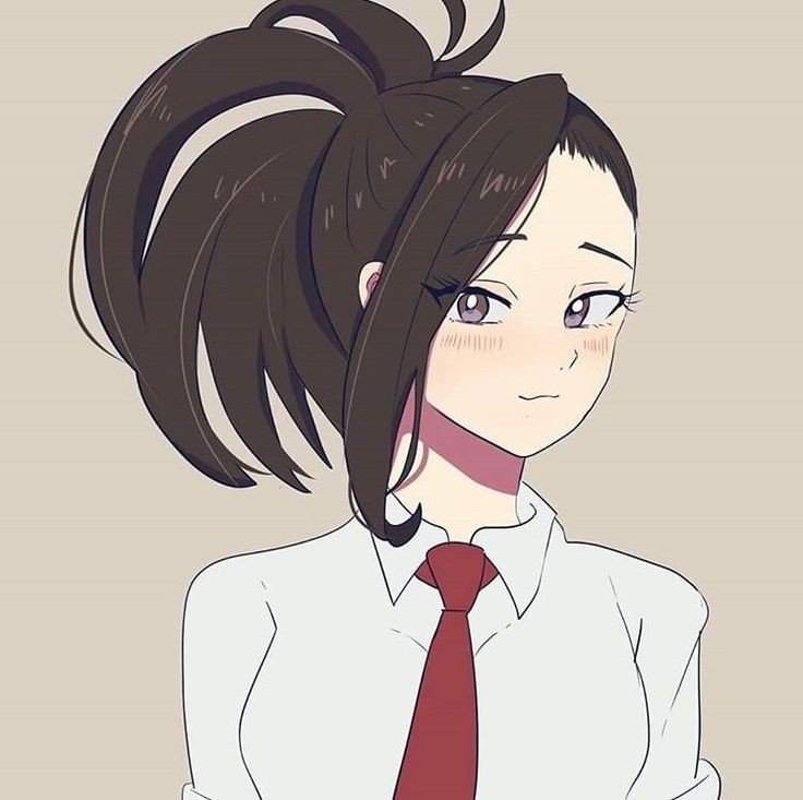 Momo Yaoyorozu Mha Hair Down