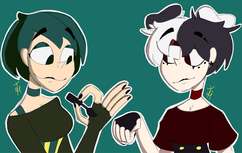 Gwen X Crimson Total Drama Official Amino