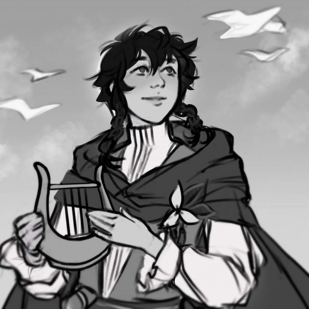 Wip Nameless Bard Fanart Genshin Impact 🍃 Arts And Ocs Amino