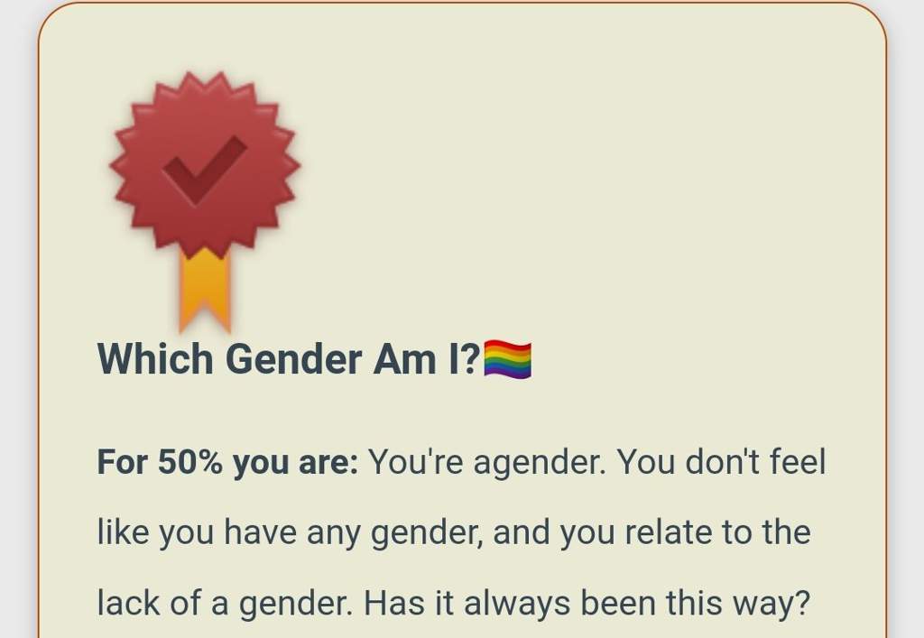 Gender Personality Test Compilation Asexuality Amino
