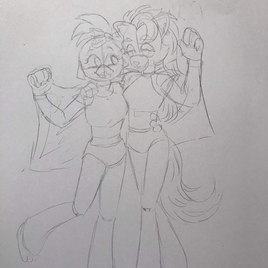 My Fanart Of Roxy X Chica Five Nights At Freddys Amino