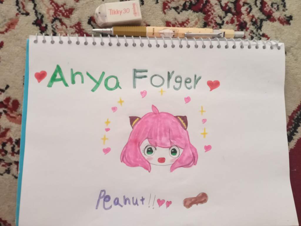 Hi guys I drawed anya💙how is it? | Spy X Family🎃 Amino Hi guys I drawed anya💙how is it? | Spy X Family🎃 Amino