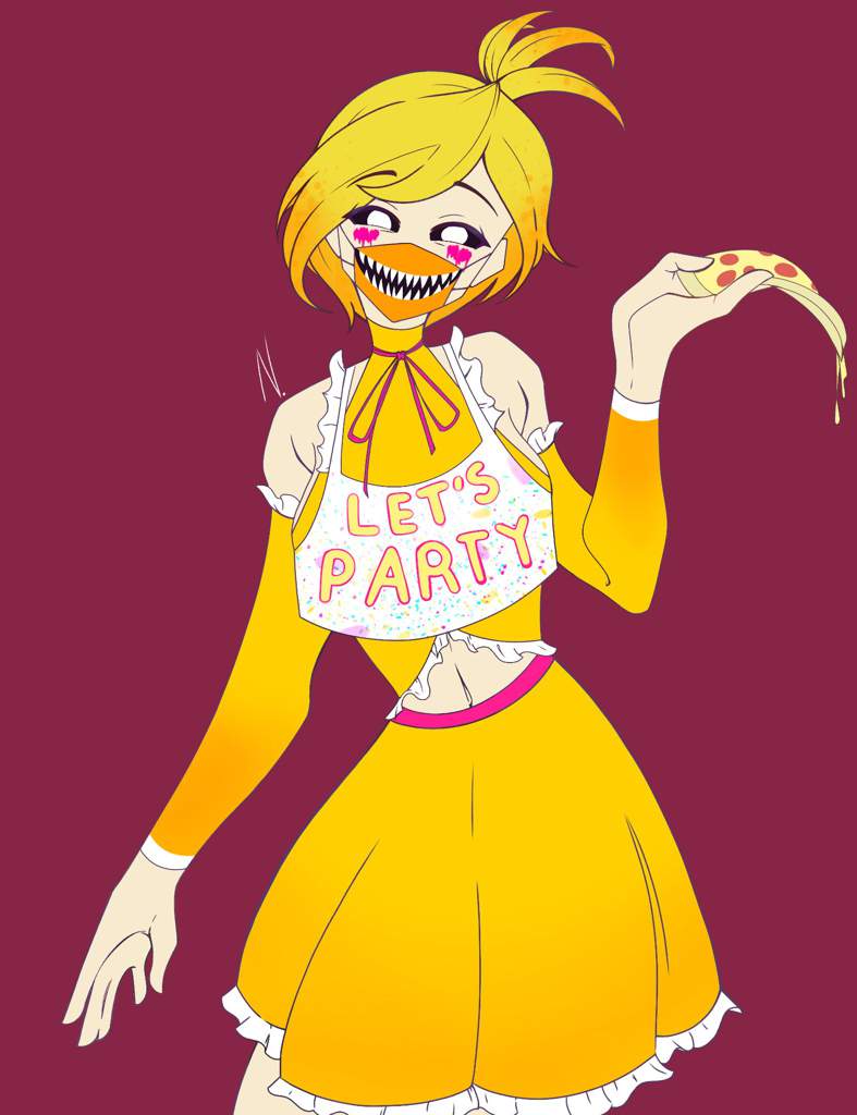 Human Toy Chica Design Five Nights At Freddys Amino 