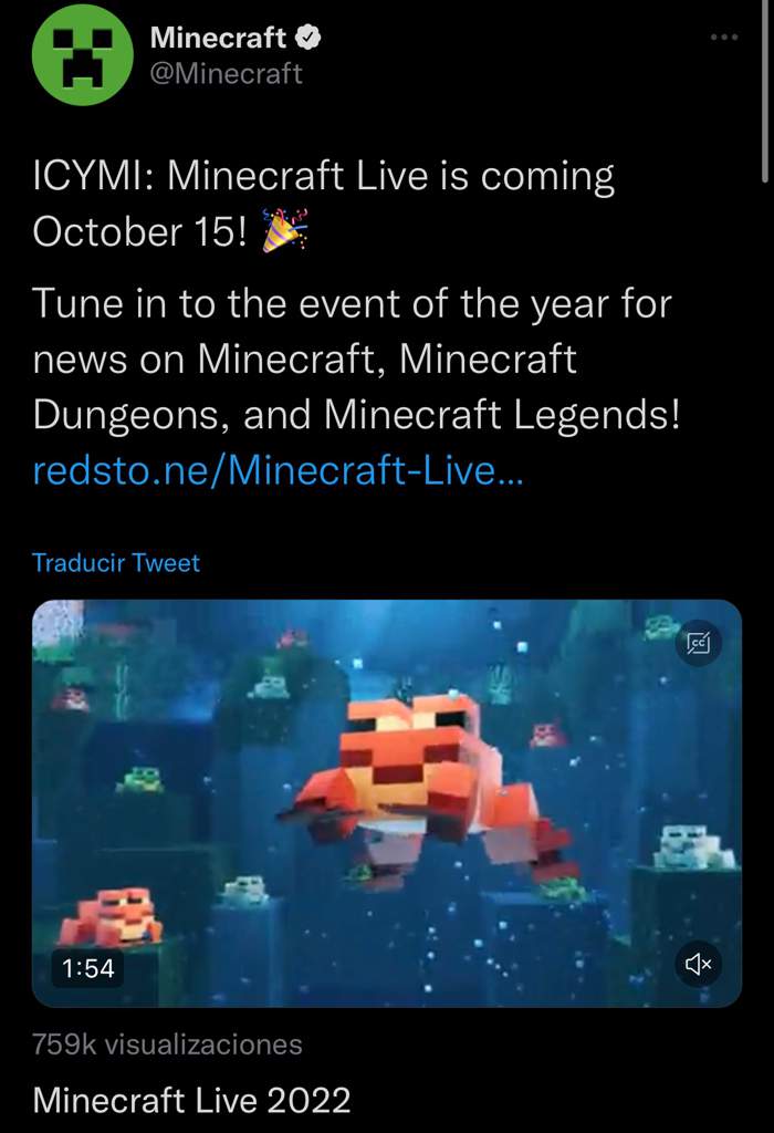 ¡minecon Live 2022 Mob Vote Minecraft Amino • Crafters Amino