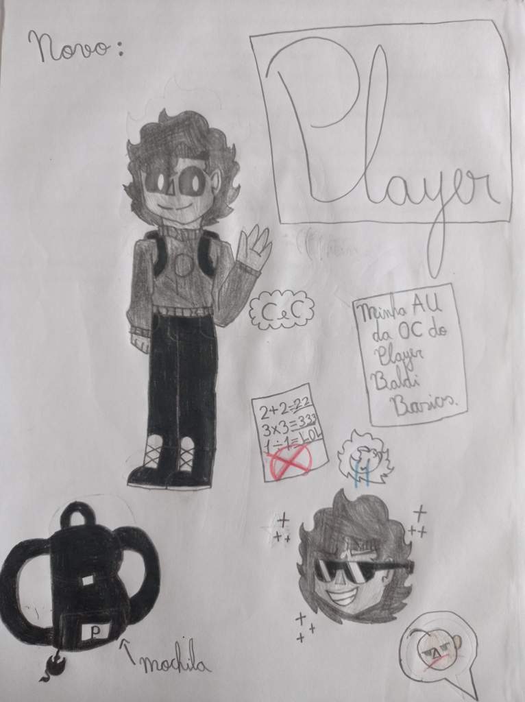 Minha Au Da Oc Do Player De Baldi Basics Q Bendy And The Ink Machine