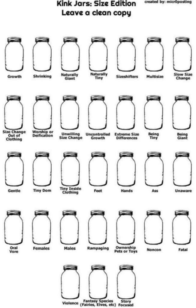 Kink Jars Template Printable Word Searches